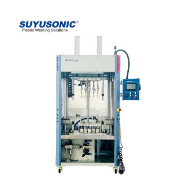 China Línea de producción automática de colector de admisión con alimentación de 220V y dimensiones de 7200*5500*2600 mm para una producción de 40S/1PCS en venta