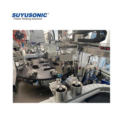 China Automatische assemblagelijn voor de productie van auto-oliefilters met een vermogen van 15 KVA en een garantie van 1 jaar Te koop