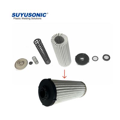 China Línea de soldadura de ensamblaje automatizada con soldadura ultrasónica Línea de producción de filtros de aceite personalizable con 1 año de garantía en venta