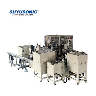China Línea de soldadura de ensamblaje automatizada con soldadura ultrasónica Línea de producción de filtros de aceite personalizable con 1 año de garantía en venta