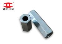 China Weldable Galvanised 16mm Hexagonal Tie Rod Nut for sale