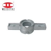 China High Strength 250KN Pipe Scaffold Parts Jack Base Nut Thread for sale