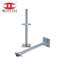 China Construction Galvanized Scaffolding Screw Jacks Adjustable 34mm for sale
