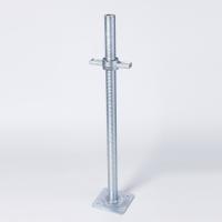 China Construction Galvanized Scaffolding Screw Jacks Adjustable 34mm for sale