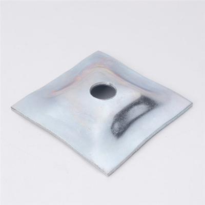 China Square Pressed 18mm Formwork Tie Rod System Waller Plate for sale
