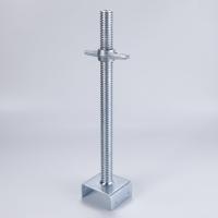 China Formwork Galvanized Adjustable Scaffolding Jack U Head Base for sale