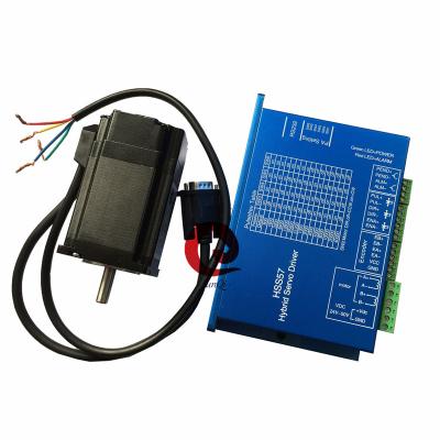 China 76mm Nema23 4.2A 2N.M HSS57 Stepper Motor Driver Hybrid CNC Controller Kit for sale