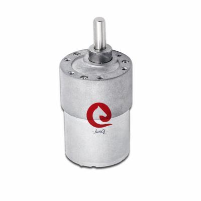 China JQM-37RS3530  37mm Gearbox Motor DC12V 24V 80rpm Small Electric Gearbox Motor With Encoder for sale