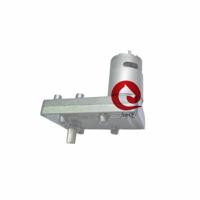 China JQM-95SSS 555  12V High Torque 80kg.cm DC Electric Small Gear Motor With Spur Gearbox Reducer For Sliding Gate for sale