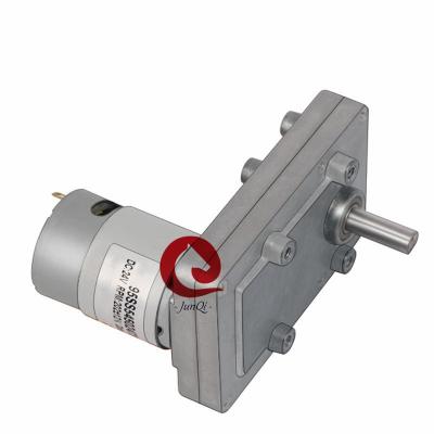 China 95mm 12v Dc Motor High Torque Low Rpm Right Angle Gear Motor for sale