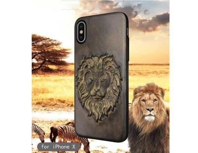 China PU leather phone case for 2019 iphoneX, with embossment workmanship for sale