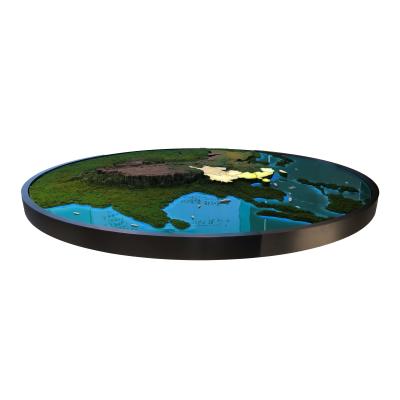 China 1:50 1:100 1:500 Map Models Mountains Landform Model For Countries And Regions for sale