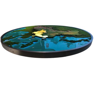 China 1:50 1:100 1:500 Map Models Mountains Landform Model For Countries And Regions for sale