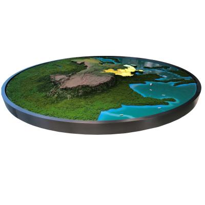 China 1:50 1:100 1:500 Map Models Mountains Landform Model For Countries And Regions for sale