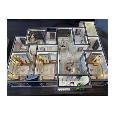 China House Scale Model 1:50 Architectural Scale Model Interior Customized for sale