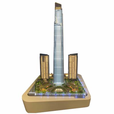China Custom High Precision Architectural Scale Model Modern Commercial Tower Display Model for sale