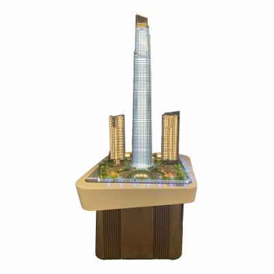 China Custom High Precision Architectural Scale Model Modern Commercial Tower Display Model for sale