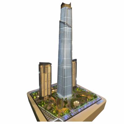 China Custom High Precision Architectural Scale Model Modern Commercial Tower Display Model for sale