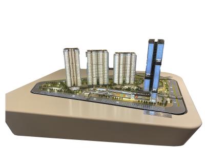China Precision Architectural Model Display 1:150 Commercial Building Model for sale