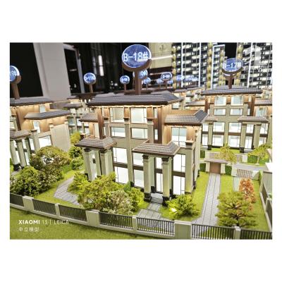 China Real Estate Architectural Scale Model High Precision LED Architecture Miniature Models for sale