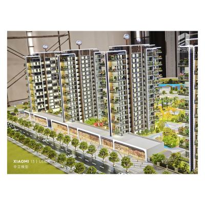China Real Estate Architectural Scale Model High Precision LED Architecture Miniature Models for sale