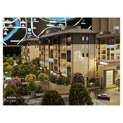China Customized LED Architectural Scale Model 1:150 For Residential Commercial Developments for sale