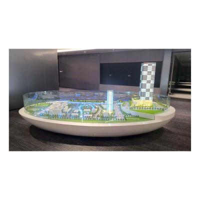 China 1:150 Illuminated City Scale Model Residential Tower City Structure Model for sale