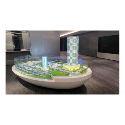 China 1:150 Illuminated City Scale Model Residential Tower City Structure Model for sale