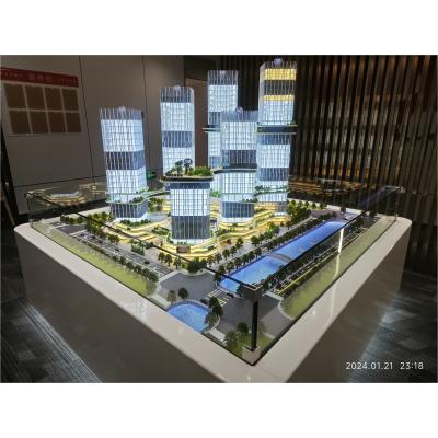 China Multi Tower Business Architectural Scale Model Urban Development 1:150 Scale Model for sale