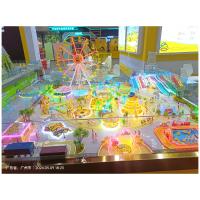 Quality 1:150 Amusement Park Models LED Lighting Model Theme Park Customized for sale