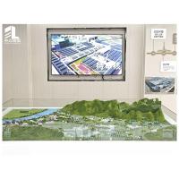 China 1:150 Scale Architectural Town Model with LED Lighting for Urban Planning and Real Estate Development for sale