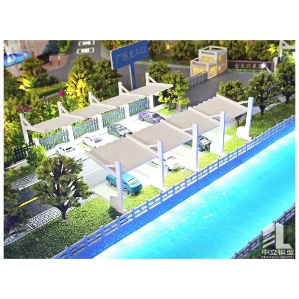 Quality Industrial Park Models Architectural 1:150 Factory Scale Model With Infrastructu for sale