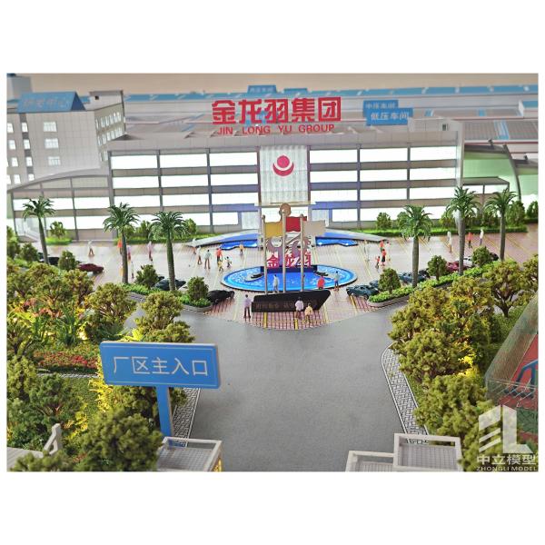 Quality Industrial Park Models Architectural 1:150 Factory Scale Model With Infrastructu for sale