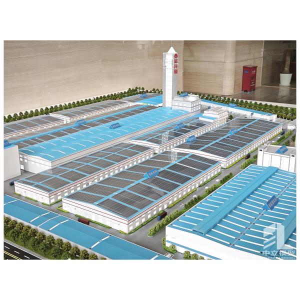 Quality Industrial Park Models Architectural 1:150 Factory Scale Model With Infrastructu for sale