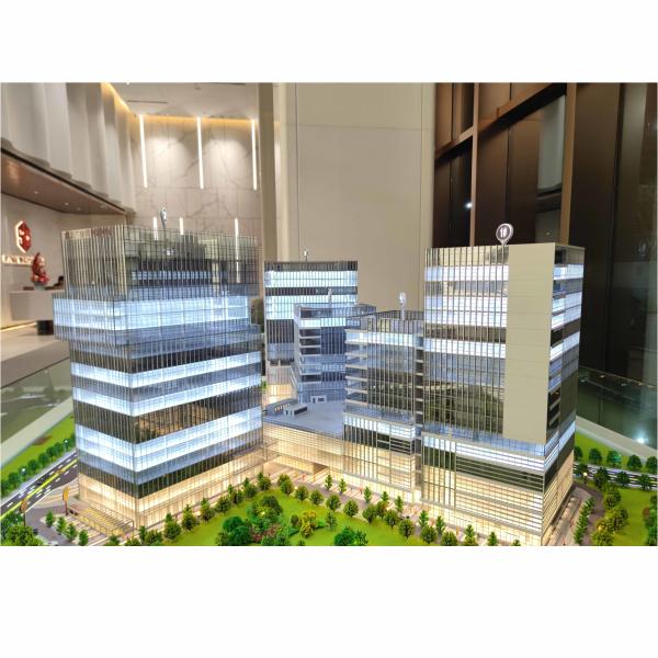 Quality LED Lighting Factory Scale Model 1:150 Commercial Scale Model Architectural for sale
