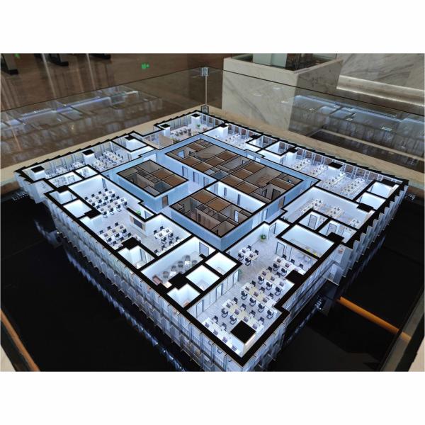 Quality High Precision 1:150 Scale Model Factory Architectural Scale Models With LED for sale