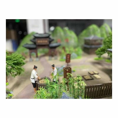 China 1:150 Scale Model Landscape Chinese Architecture Model Traditional Style for sale