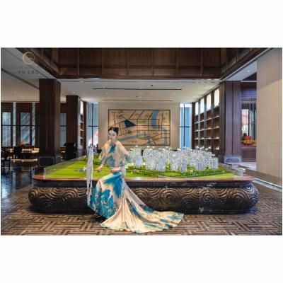 China Complex Modern Residential Architectural Models 1:100 Scale Model High Rise Buildings for sale