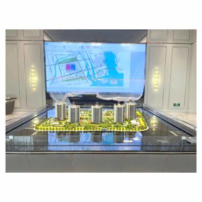 China Contemporary Architectural Scale Model Illuminated Towers 1:150 Scale Model for sale