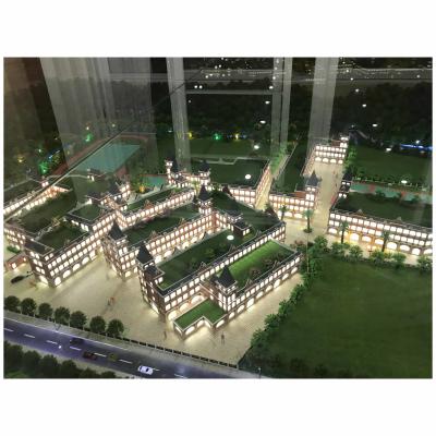 China Foreign Language School Scale Model 1:150 Campus Model Classical Style for sale