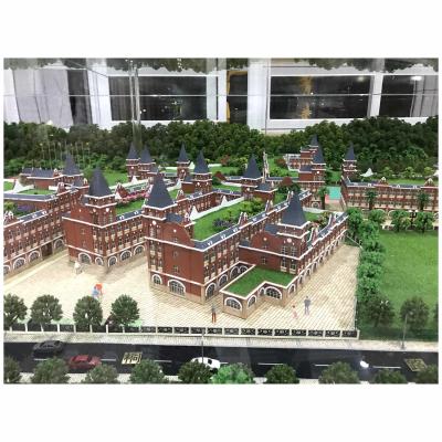 China Foreign Language School Scale Model 1:150 Campus Model Classical Style for sale
