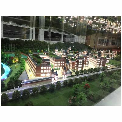 China Foreign Language School Scale Model 1:150 Campus Model Classical Style for sale