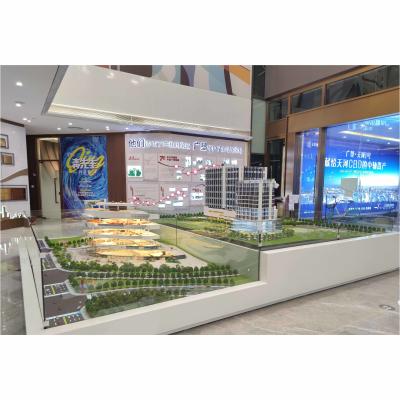 China High Rise Building Scale Model 1:100 Architectural Model Display Commercial for sale