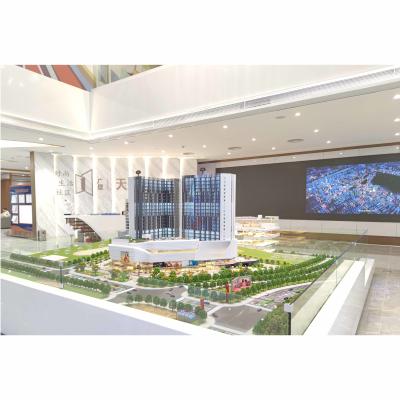 China High Rise Building Scale Model 1:100 Architectural Model Display Commercial for sale