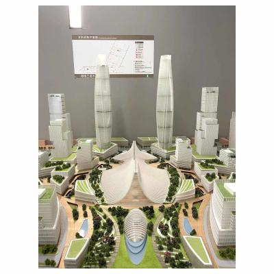 China Residential Urban Model Architecture 1:100 Scale Model With Parks Roads Water Features for sale