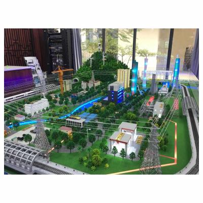 China Residential Urban Model Architecture 1:100 Scale Model With Parks Roads Water Features for sale