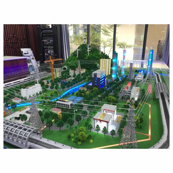 Quality Residential Urban Model Architecture 1:100 Scale Model With Parks Roads Water for sale