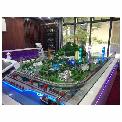 China Residential Urban Model Architecture 1:100 Scale Model With Parks Roads Water Features for sale