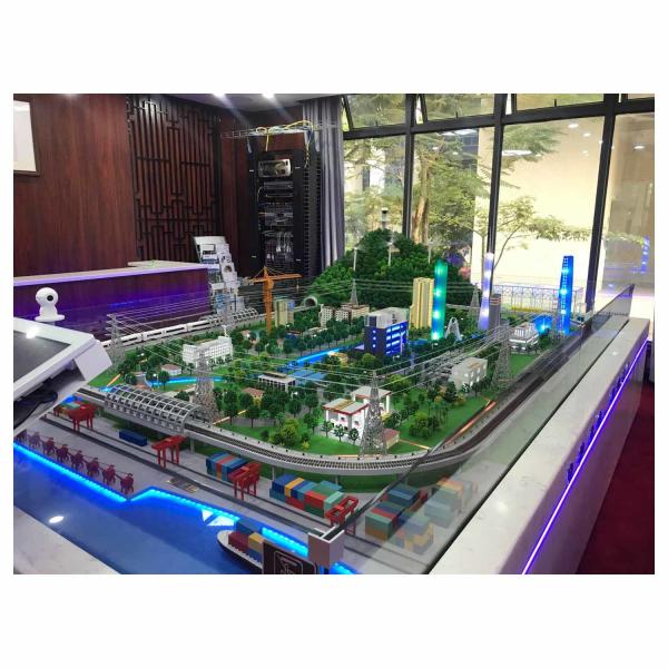 Quality Residential Urban Model Architecture 1:100 Scale Model With Parks Roads Water for sale