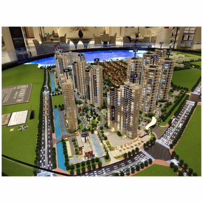 China City Residential Building Scale Model 1:100 Architectural Model Modern Style for sale
